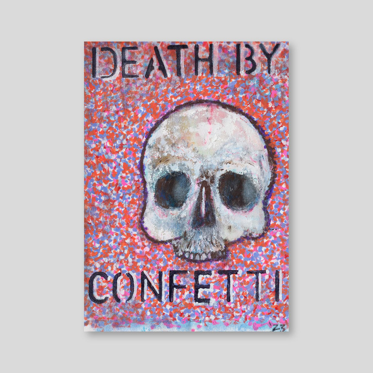 Death By Confetti - Pink Confetti | Mantlepiece Card | A Bunch Of Stuff ...